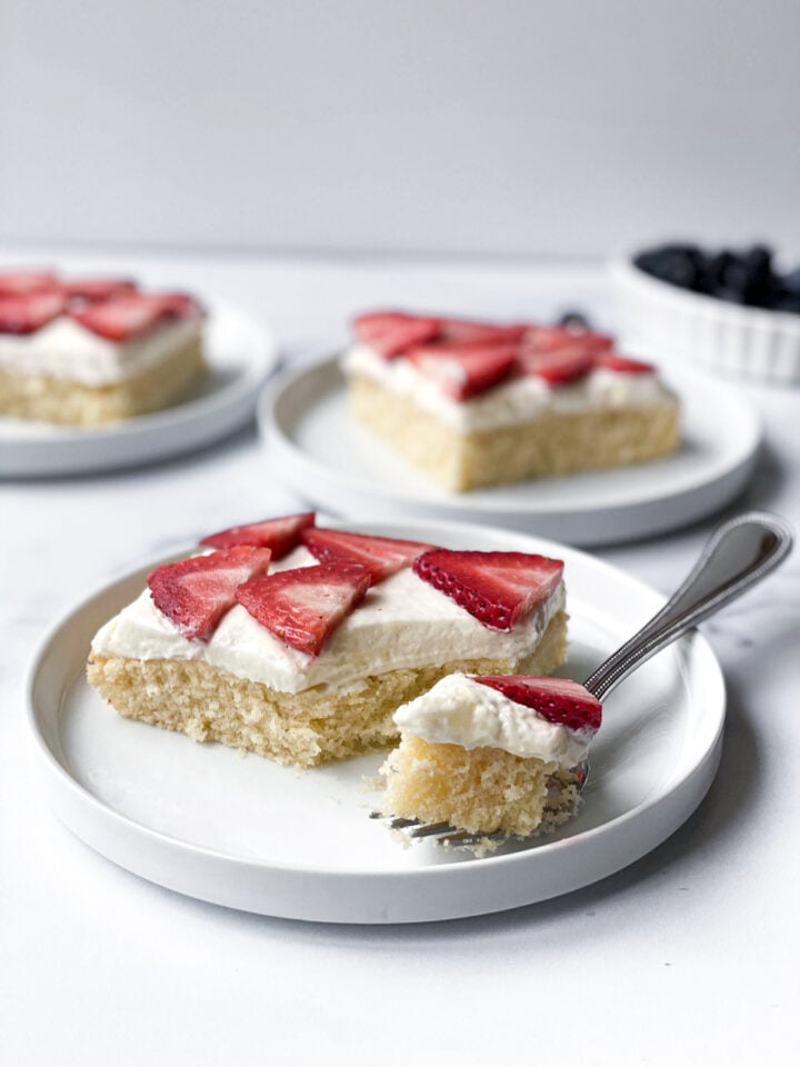 American Flag Sheet Cake - The Salted Sweets