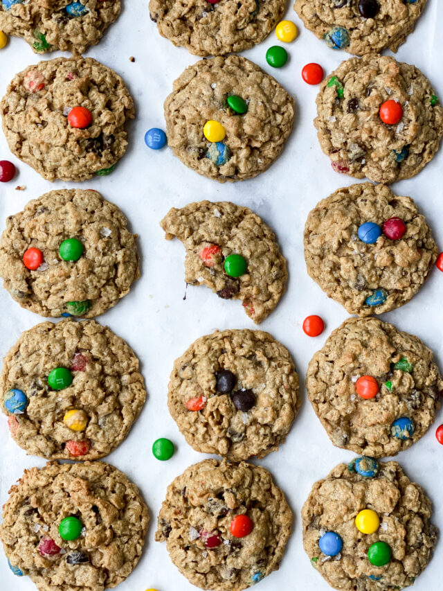 Chewy Monster Cookies - The Salted Sweets