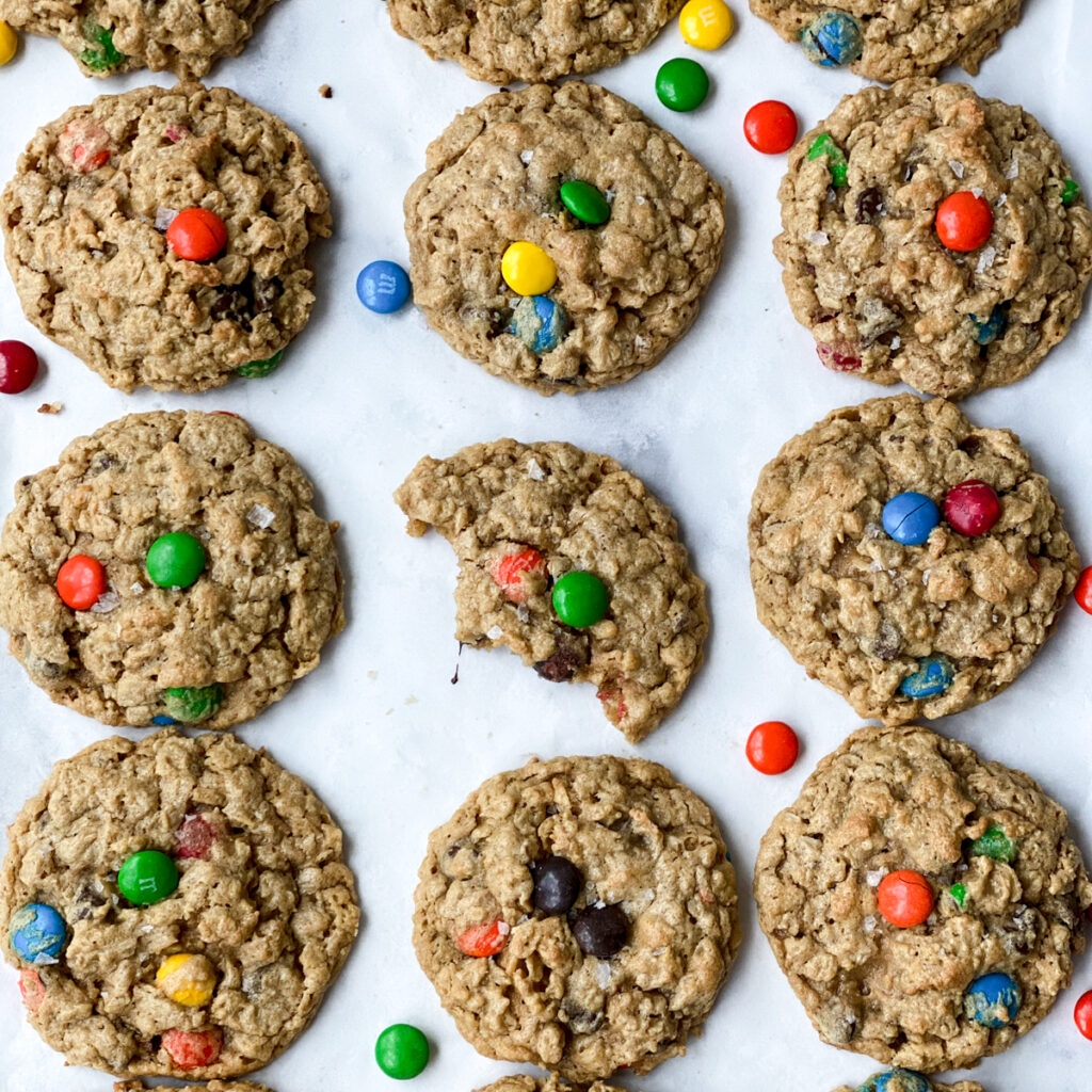 Chewy Monster Cookies - The Salted Sweets