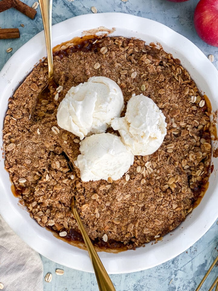 Apple Crumble For Two - The Salted Sweets