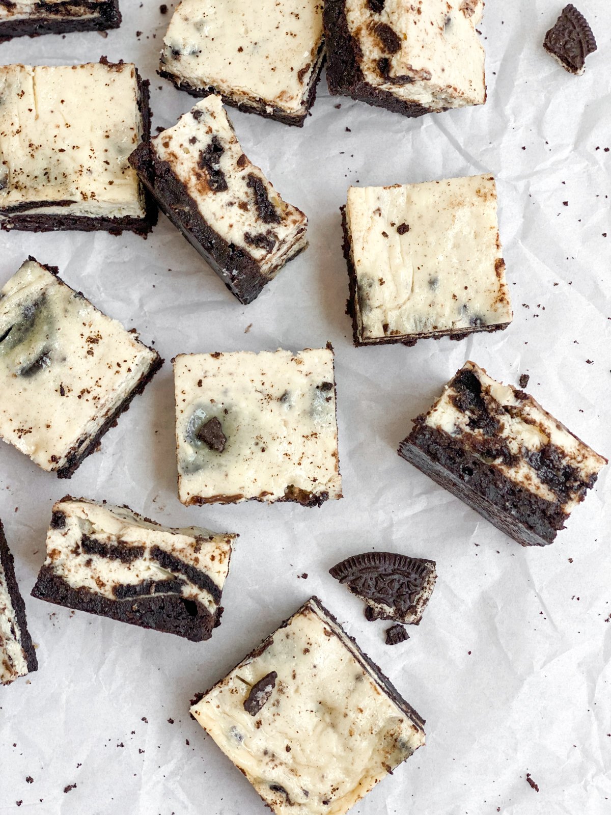 Oreo Cheesecake Brownies - The Salted Sweets