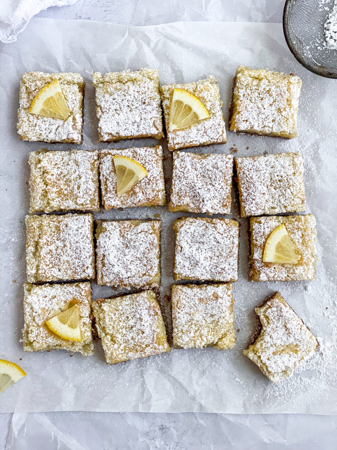Lemon Bars with Graham Cracker Crust - The Salted Sweets