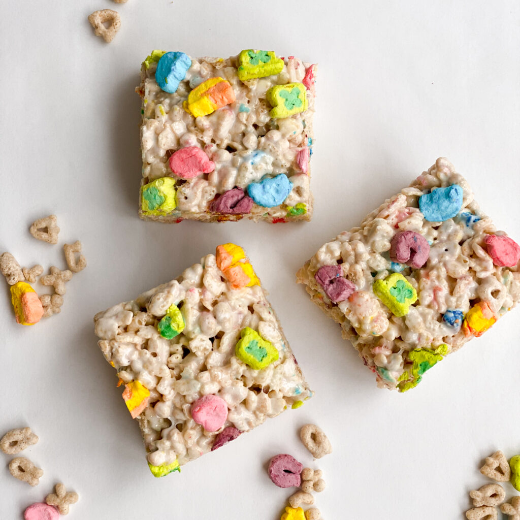 Lucky Charms Cereal Bars - The Salted Sweets