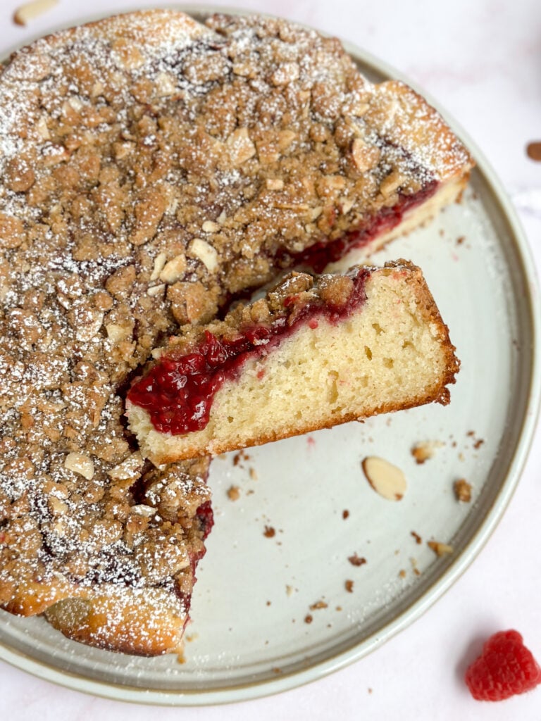 Almond Raspberry Cake - The Salted Sweets