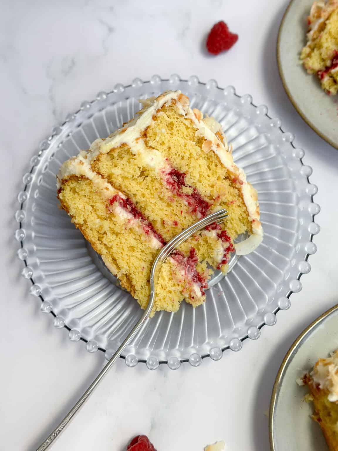 Coconut Raspberry Cake - The Salted Sweets