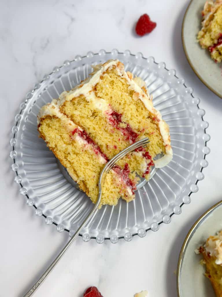 Coconut Raspberry Cake The Salted Sweets