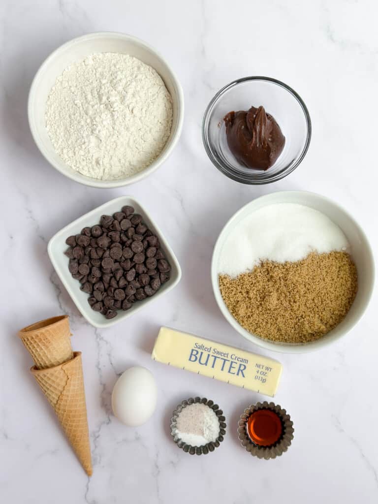 Ice Cream Cone Cookies - The Salted Sweets