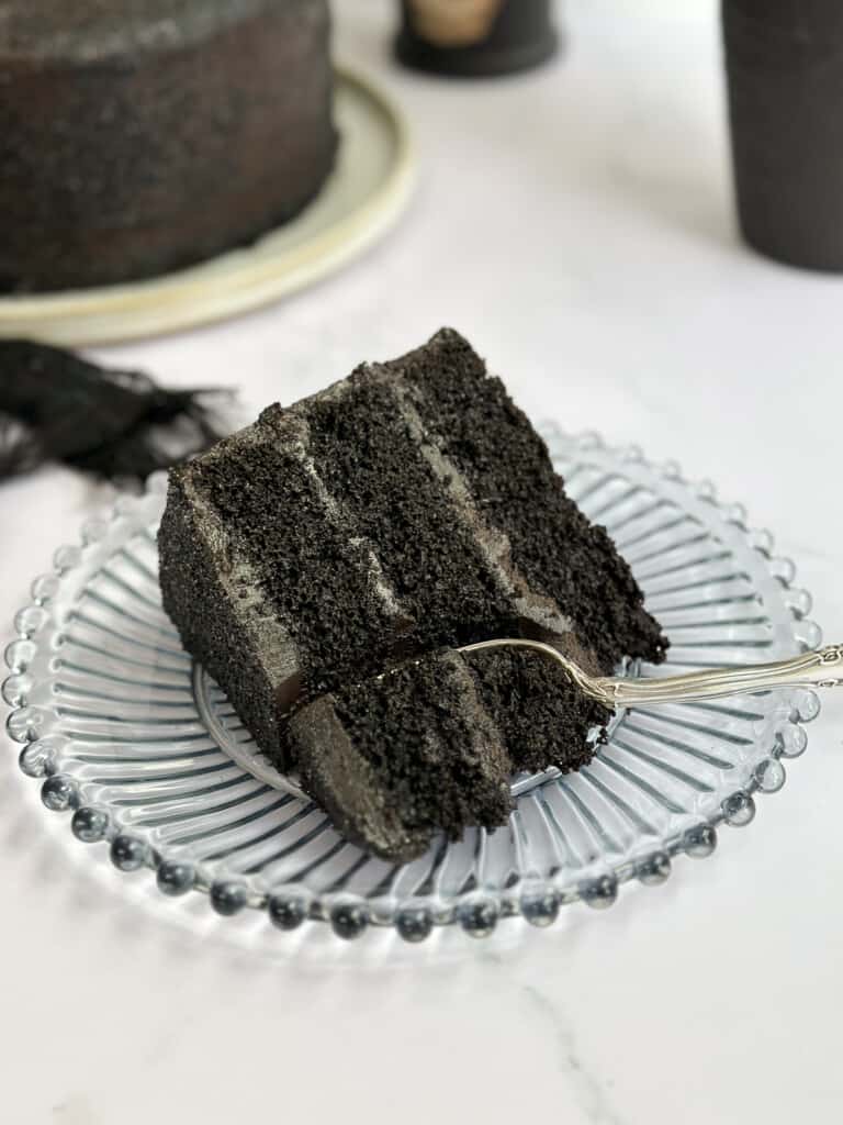 Black Chocolate Cake - The Salted Sweets