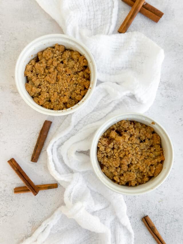 Apple Crumble For Two - The Salted Sweets