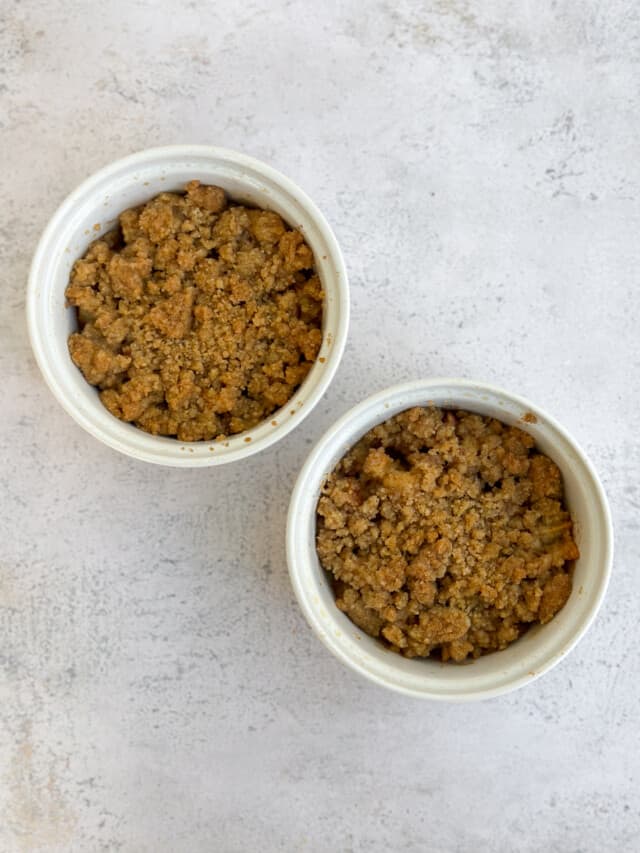 Apple Crumble For Two - The Salted Sweets