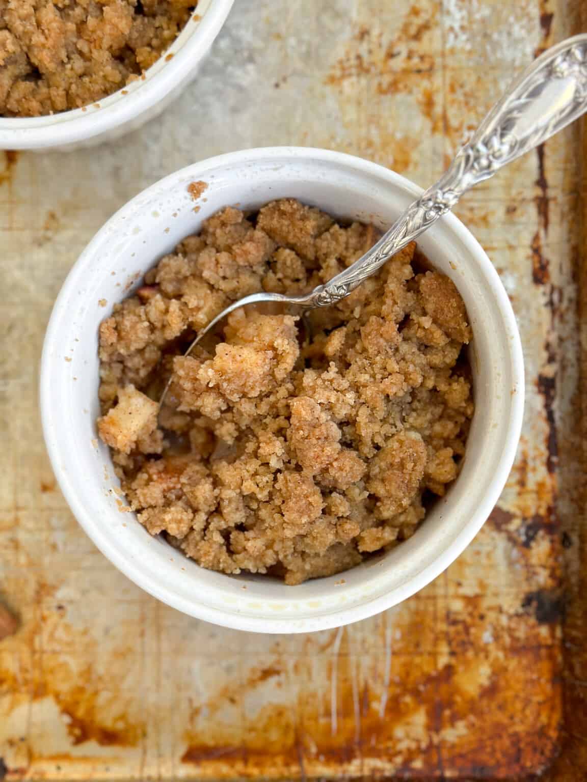 Apple Crumble For Two - The Salted Sweets