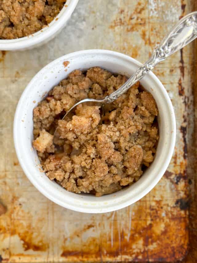 Apple Crumble For Two - The Salted Sweets