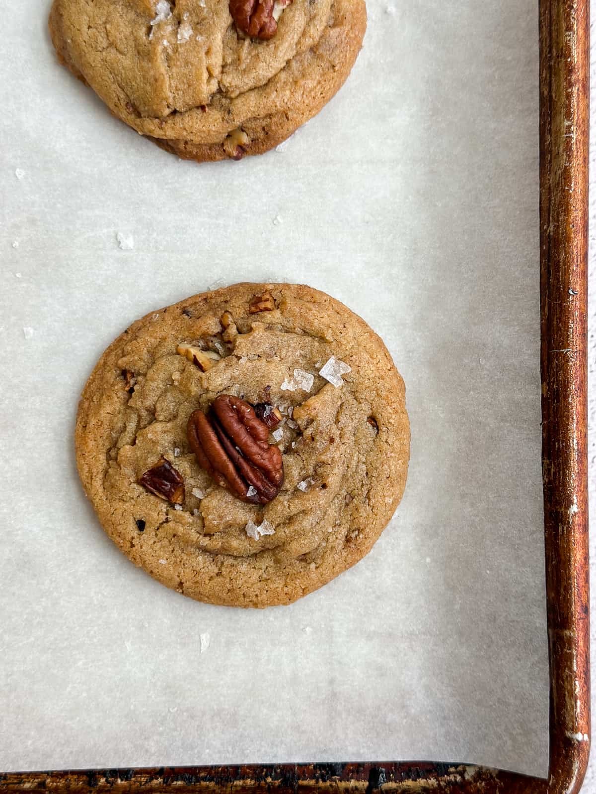 Brown Butter Pecan Cookies - The Salted Sweets