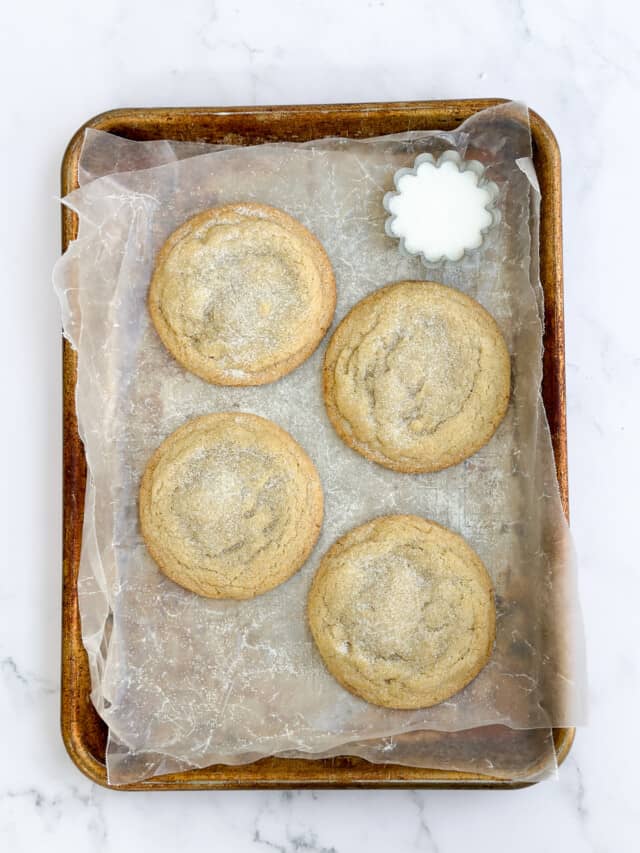 Small Batch Chewy Sugar Cookies - The Salted Sweets