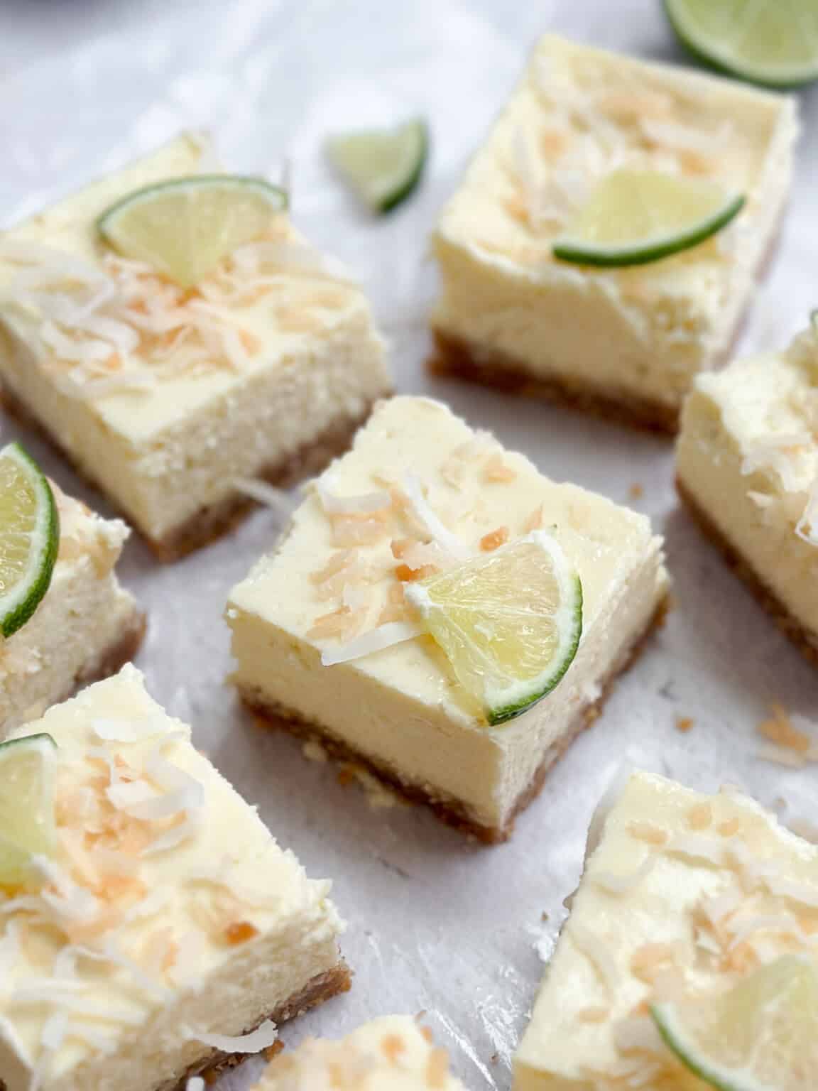 Coconut Lime Cheesecake - The Salted Sweets