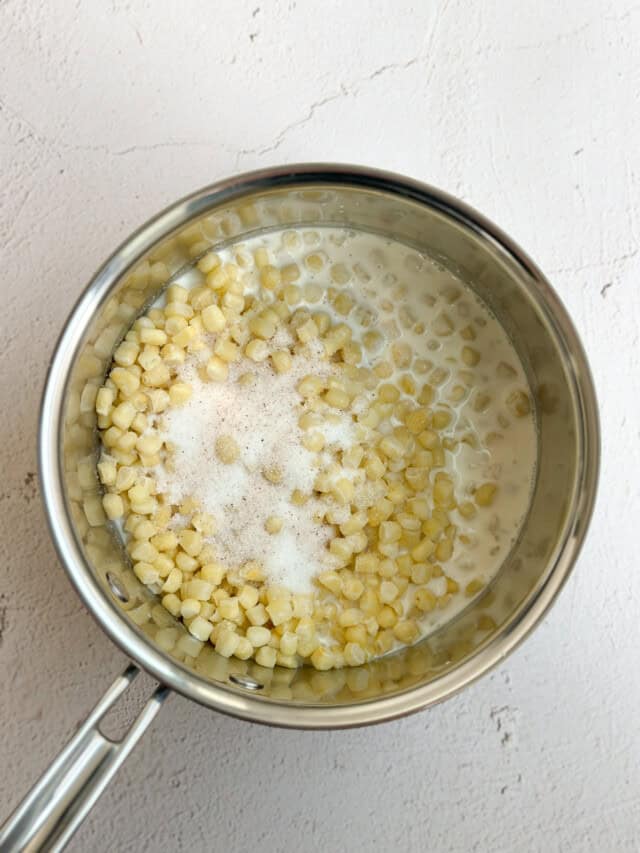 Easy Creamed Corn - The Salted Sweets