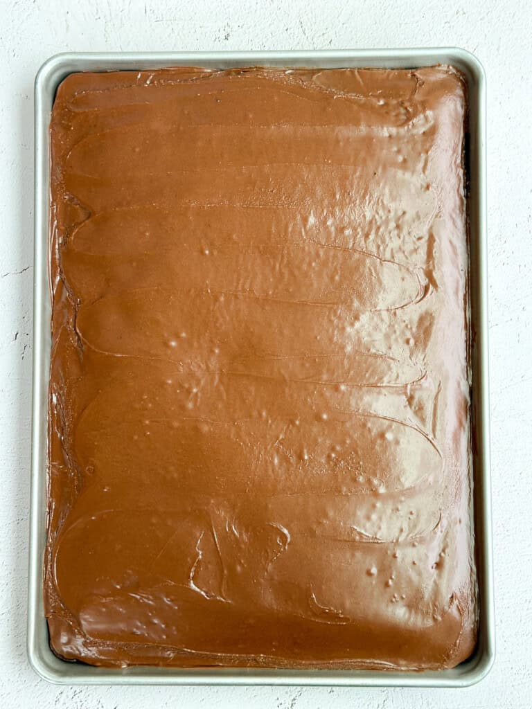 Chocolate Buttermilk Texas Sheet Cake - The Salted Sweets