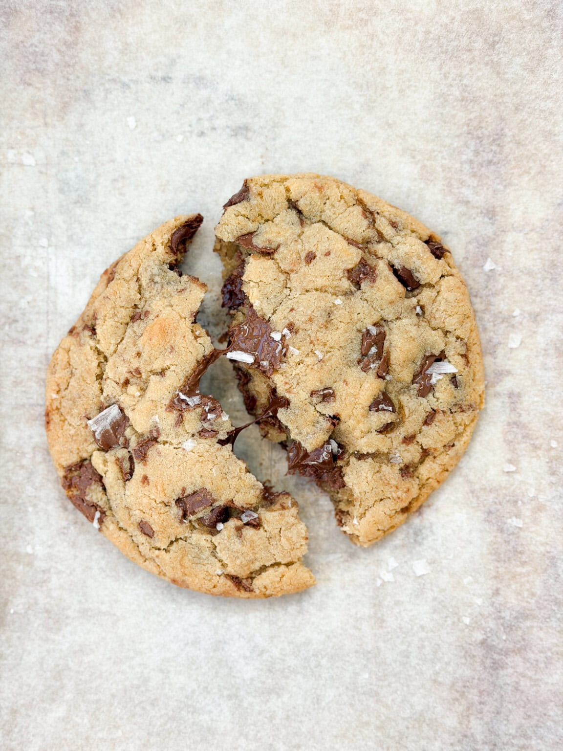 Single Serve Chocolate Chip Cookie - The Salted Sweets